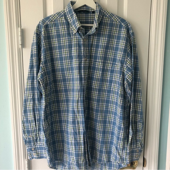 Boden | Shirts | Boden Mens Plaid Blue White Long Sleeved Shirt | Poshmark